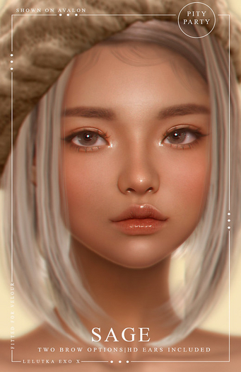 Second Life Marketplace - { Pity Party } Sage Lel Evo X Tone Rose kiss ...