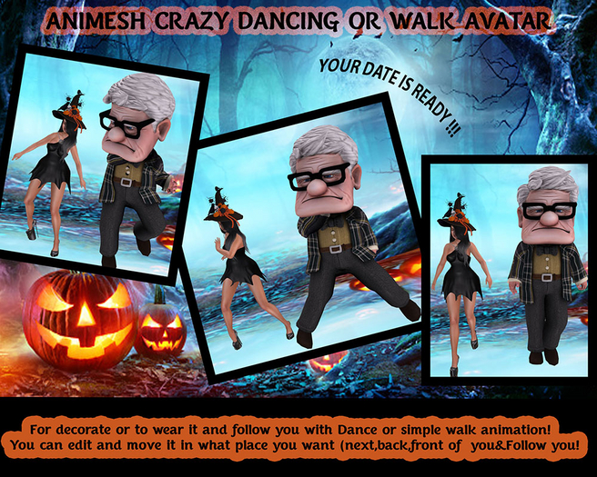 Second Life Marketplace - [NF] - ANIMESH HALLOWEEN AVATAR - [DANCING ...