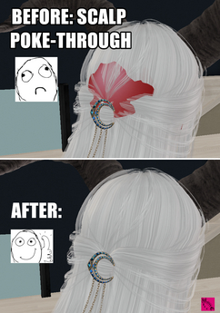 Second Life Marketplace - [TCC] Scalp alpha layer for EvoX