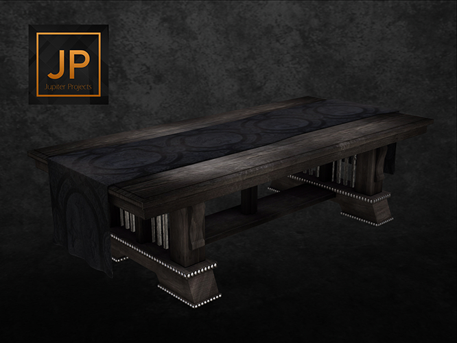 Second Life Marketplace - 7 -DRD- Bloodcroft Castle - Dining Table