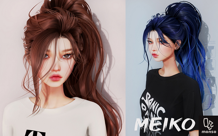 Second Life Marketplace - [monso] Meiko Hair (demo)