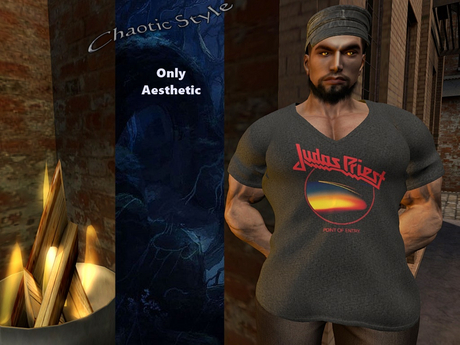 Second Life Marketplace - Chaotic Style V-Shirt Judas Priest V1
