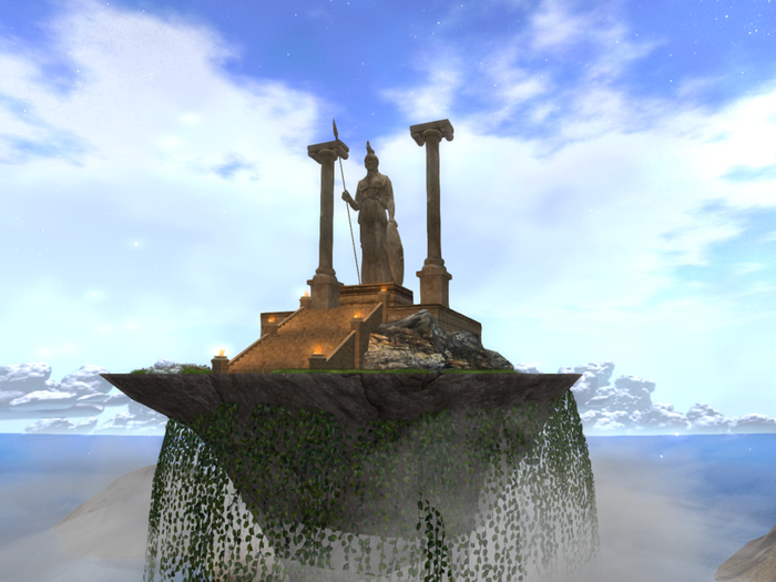 Second Life Marketplace - House Athena temple d'Athena, Zodiac , greek ...
