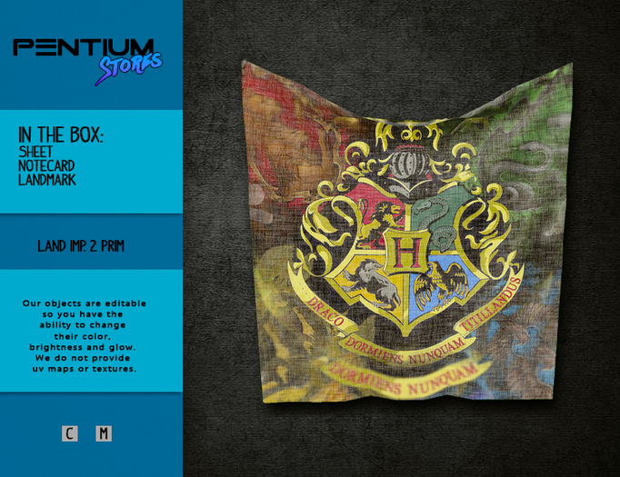 Second Life Marketplace - PentiumDj STORE - Wizarding Houses Sheet ...