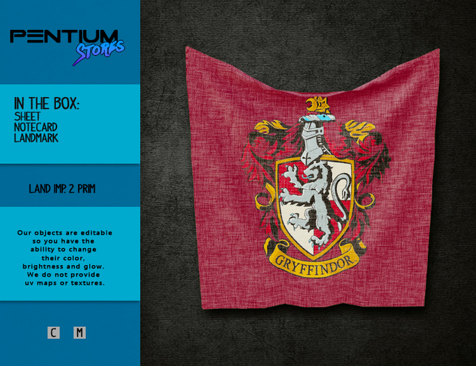 Second Life Marketplace - PentiumDj STORE - Wizarding Houses Sheet ...