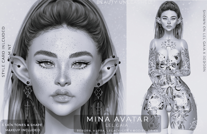 Second Life Marketplace - B.U Mina Avatar Demo (Lelutka Gaia)