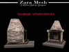 Second Life Marketplace - ZM - Halloween - Witches Fireplace - FULL ...