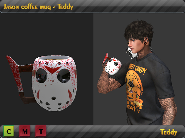 Second Life Marketplace - Jason coffee mug - Teddy