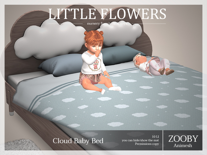Second Life Marketplace - zooby // zooby nursery // zooby bed // zooby ...