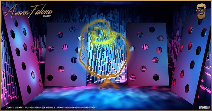 Second Life Marketplace - Arever Falone Backdrop - The Bearded Guy