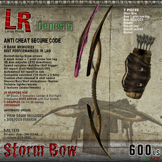 Second Life Marketplace - Storm Bow