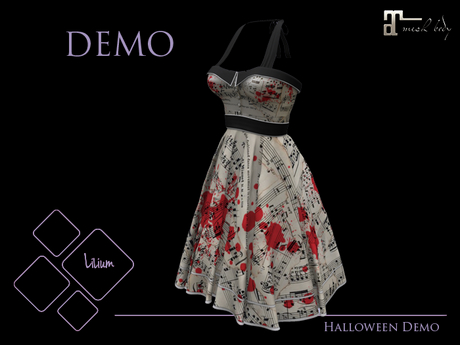 Second Life Marketplace - Lilium - Halloween Demo Dress Maitreya