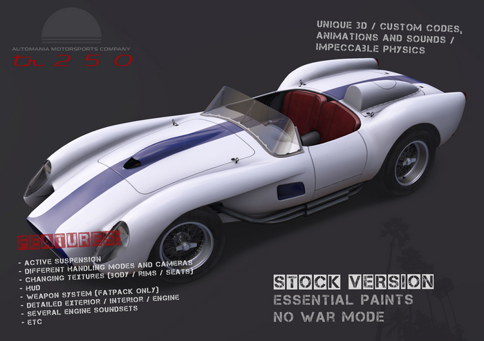 Second Life Marketplace - [amc] TR 250 - stock