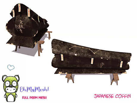 Second Life Marketplace - OhMyMesh! Japanese Coffin - Full Perm Mesh