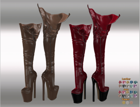 Second Life Marketplace - Shoes long Futuristic, Different Length 43x ...