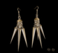 Second Life Marketplace - Earrings Halloween Skull gold Color HUD