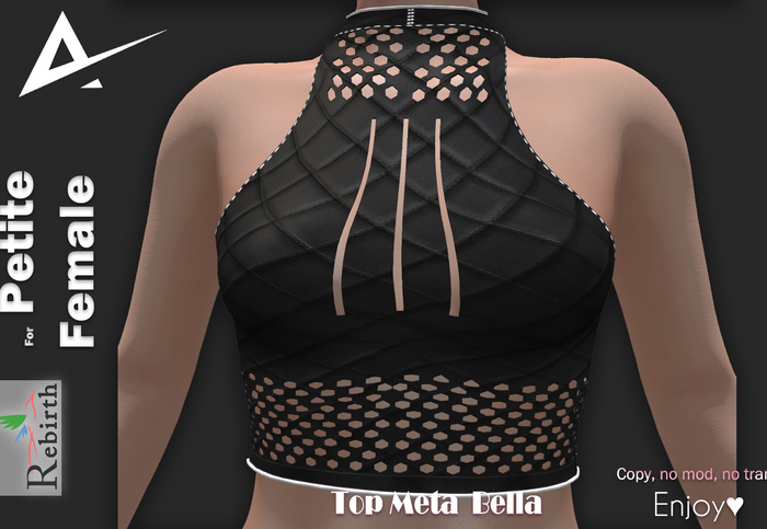 Second Life Marketplace - Akikazu Top Meta Bella Rebirth ⭐⭐ [Add]