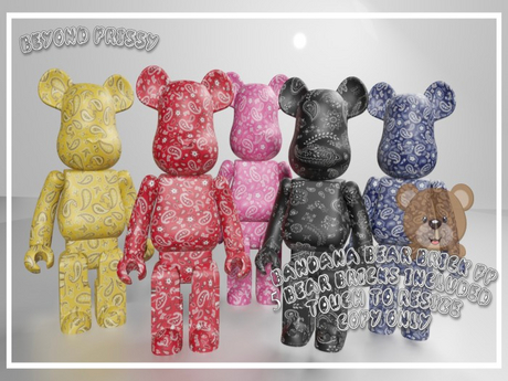 Second Life Marketplace - //BP Bandana Bear Brick Fp