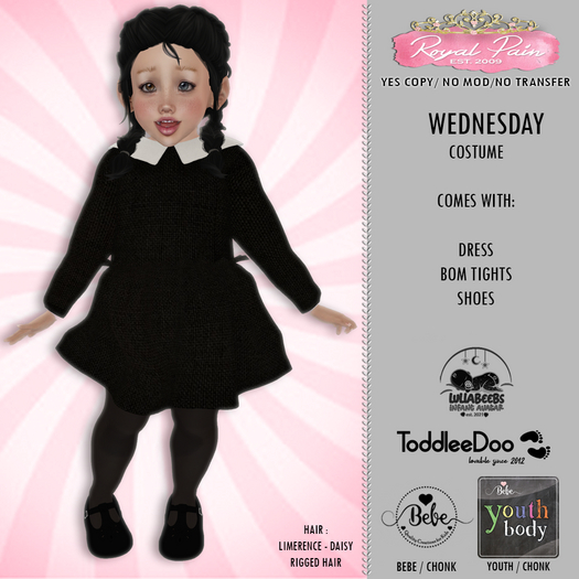 Second Life Marketplace - *-* Royal Pain *-* Royal Wednesday 2022 Costume