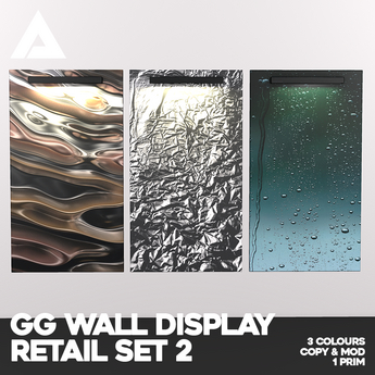 Second Life Marketplace - [ALPHA] GG Wall Display Retail FATPACK Set 1 ...