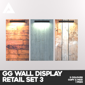 Second Life Marketplace - [ALPHA] GG Wall Display Retail FATPACK Set 1 ...
