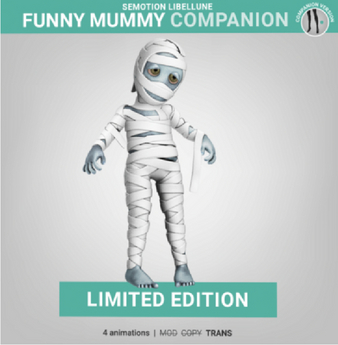 Second Life Marketplace - SEmotion Libellune Funny Mummy Companion LIMITED