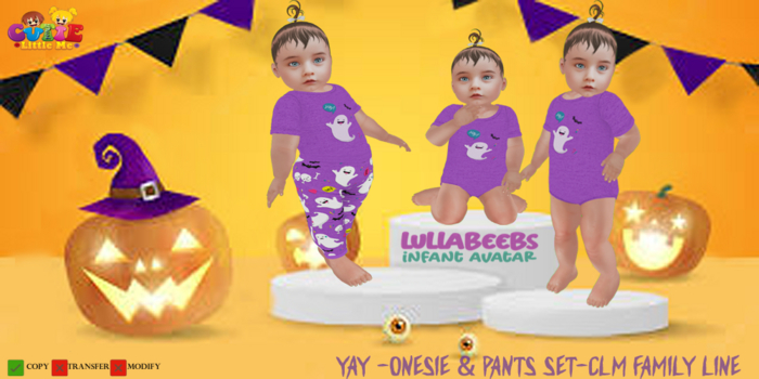Second Life Marketplace - {CLM} PJ - HEY GHOST PURPLE - Lullabeebs (ADD ...