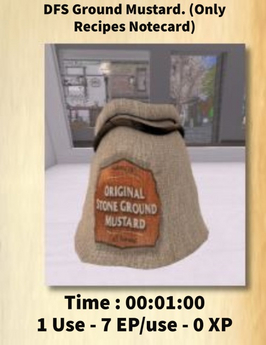 Second Life Marketplace - DFS Ground Mustard (Only Recipes Notecard)