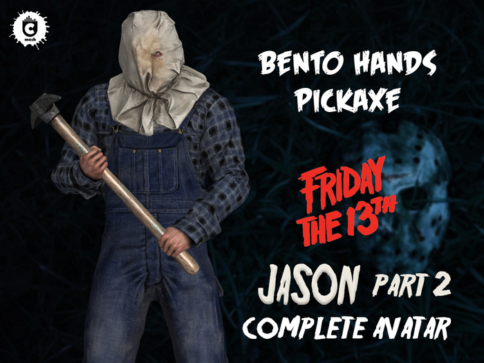 Second Life Marketplace - :: UCM :: Jason (Part 2) - Avatar ( Bento Hands )