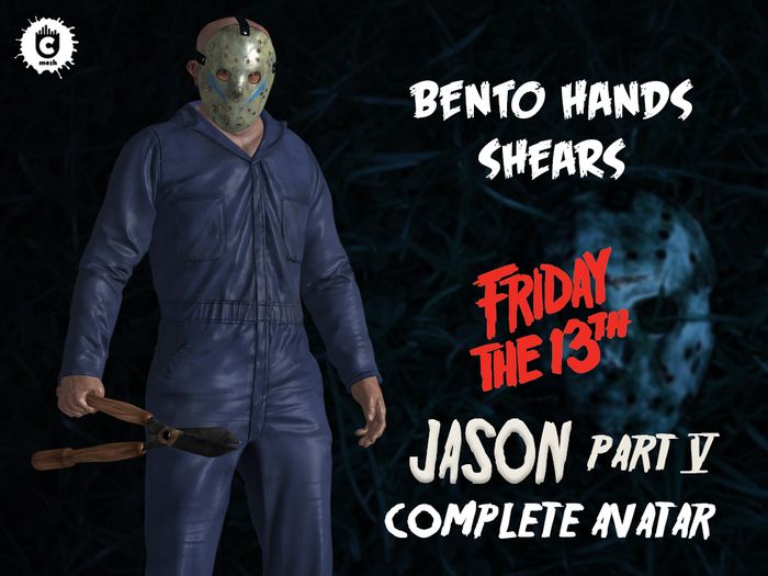 Second Life Marketplace - :: UCM :: Jason (Part 5) - Avatar ( Bento Hands )