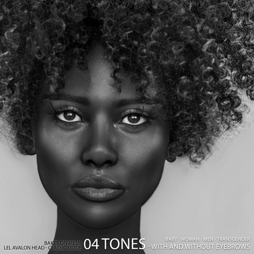 Second Life Marketplace - BOM Skin Ethiopia (DEMO) (Bakes on Mesh)