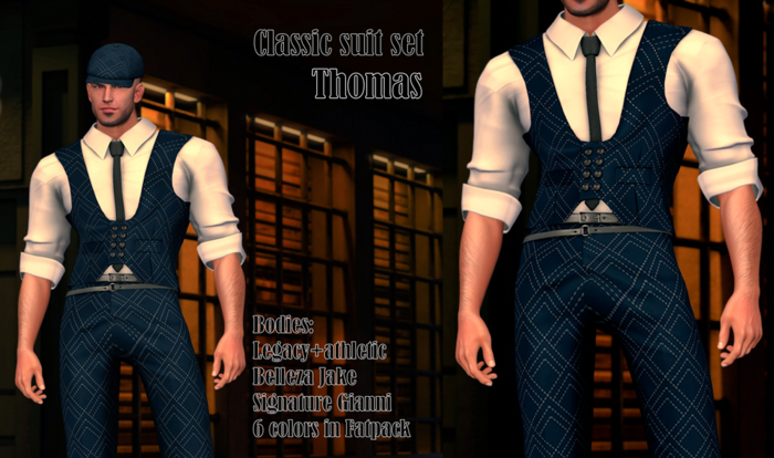 Second Life Marketplace - MJB Thomas Dark blue Legacy Belleza Signature