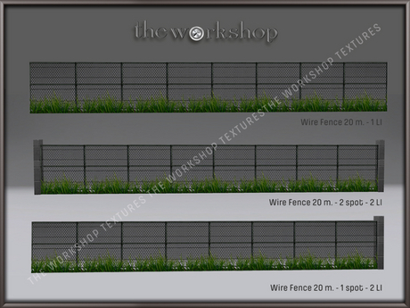 Second Life Marketplace - WIRE FENCE SET - 01