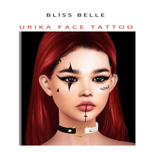 Second Life Marketplace Bliss Belle Ulrika Face Tattoo For Only Bom