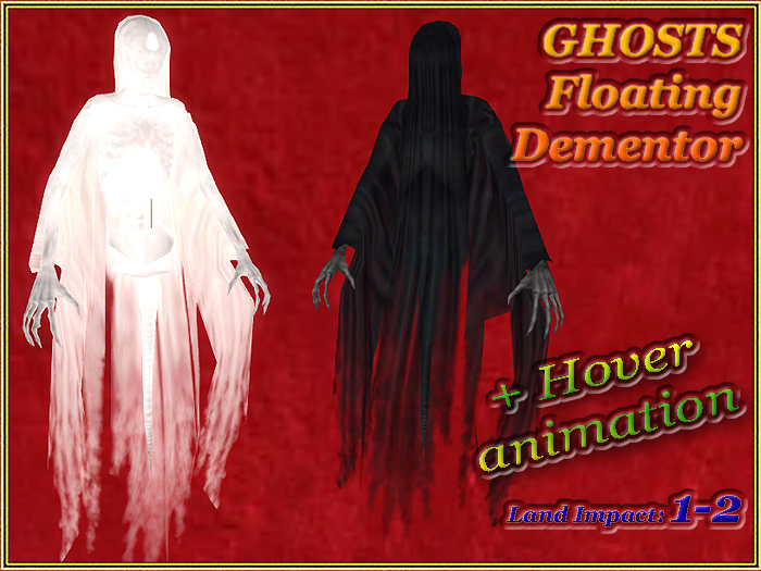 Second Life Marketplace - GHOSTS - Floating Dementor (1 LI) (Full perm)