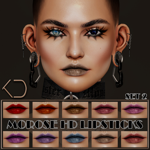 Second Life Marketplace - .:: KENODOXY ::. - MOROSE Lipsticks HD // SET ...