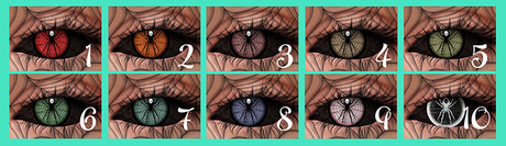 Second Life Marketplace - *{Suave}* Eyes pack A Spider+spider tattoos 2 ...