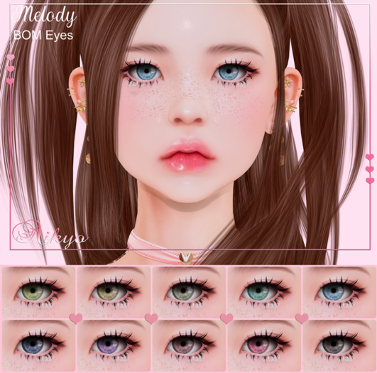 Second Life Marketplace - Aikyo - Melody BOM Eyes [wear]