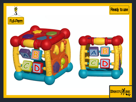Second Life Marketplace - ::DisturbeD:: Toddler Toys - Activity Cube ...