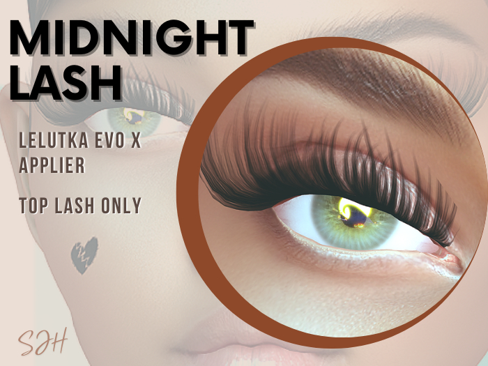 Second Life Marketplace - ! SJH ! MIDNIGHT LASH (TOP LASH ONLY ...