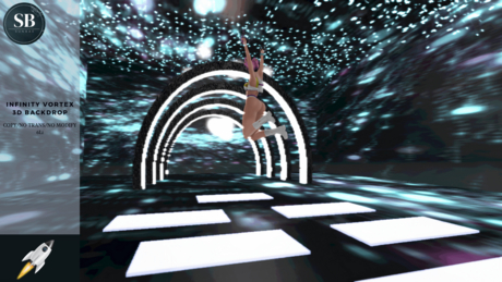 Second Life Marketplace - [SB] INFINITY 3D VORTEX PHOTO BACKDROP ...