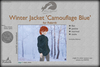 Second Life Marketplace - {IG} fashion - Winterjacket - camouflageblue ...