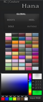 Second Life Marketplace - *DEMO* -KC- HANA ANKLE BOOTS / 50 COLORS FATPACK