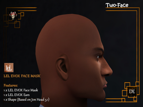 Second Life Marketplace - Doggy's Emporium - Face Mask: Two-Face