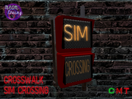 Second Life Marketplace - Neon Dreamz - Sim Crossing