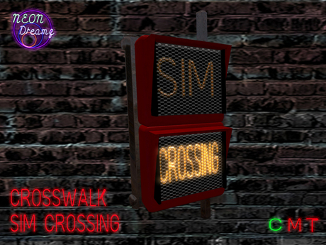Second Life Marketplace - Neon Dreamz - Sim Crossing