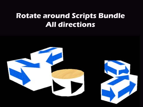 Second Life Marketplace - ROTATE AROUND ALL DIRECTIONS fp SCRIPT BUNDLE