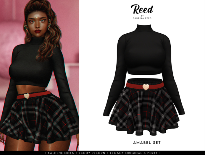 Second Life Marketplace - REED - AMABEL // BLACK (wear me)