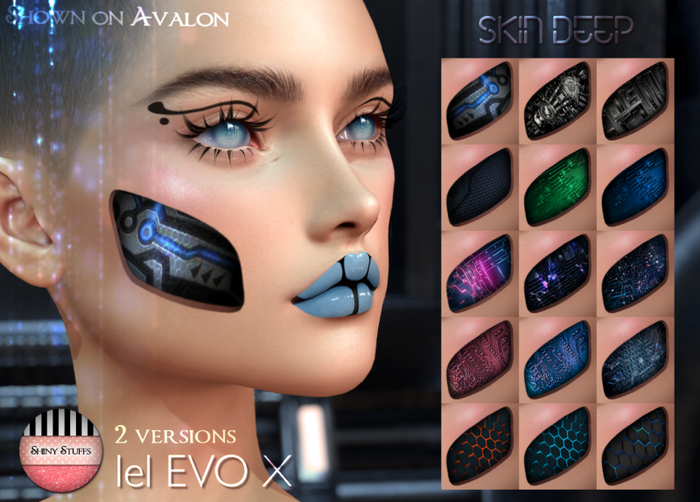 Second Life Marketplace - ~Shiny Stuffs~ Lelutka EvoX Skin Deep