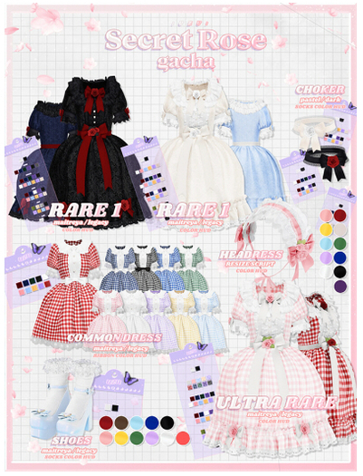 Second Life Marketplace - :uzu: secret rose gacha - ULTRARARE (legacy)